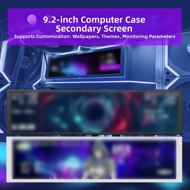 MIRABOX D92 9.2 Inch Monitor for Tracking System Usage and Heat Levels ...
