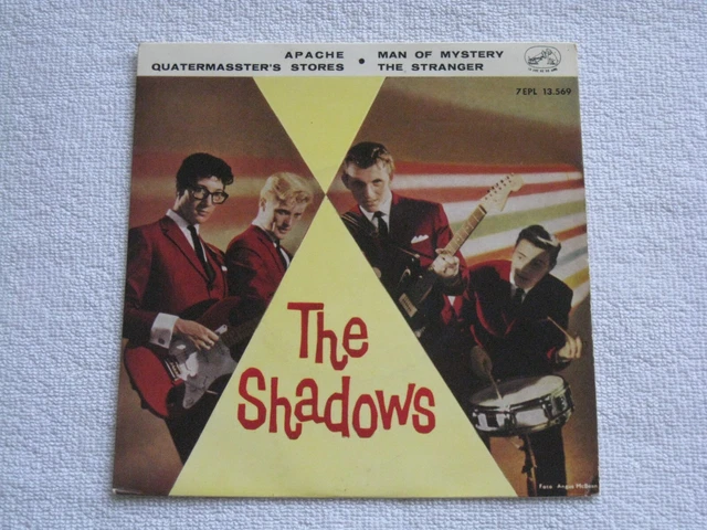 THE SHADOWS APACHE Instrumental Rock Edition Original Espagnol Ep 7" EUR 14,99 - PicClick FR