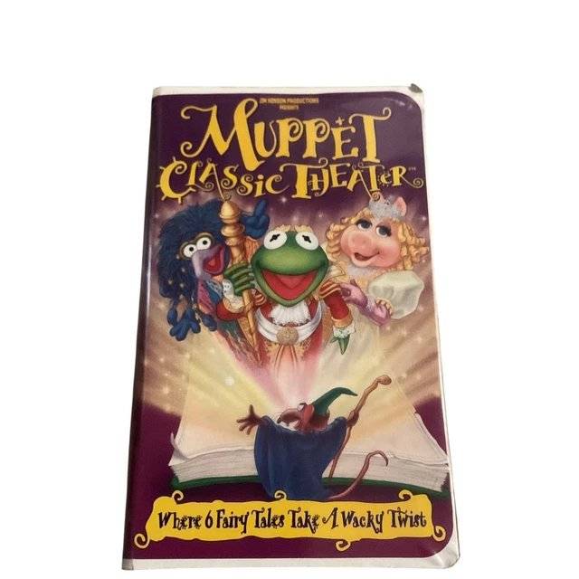 MUPPET CLASSIC THEATER 1994 VHS Jim Henson Muppets Fairytales 90's £6. ...