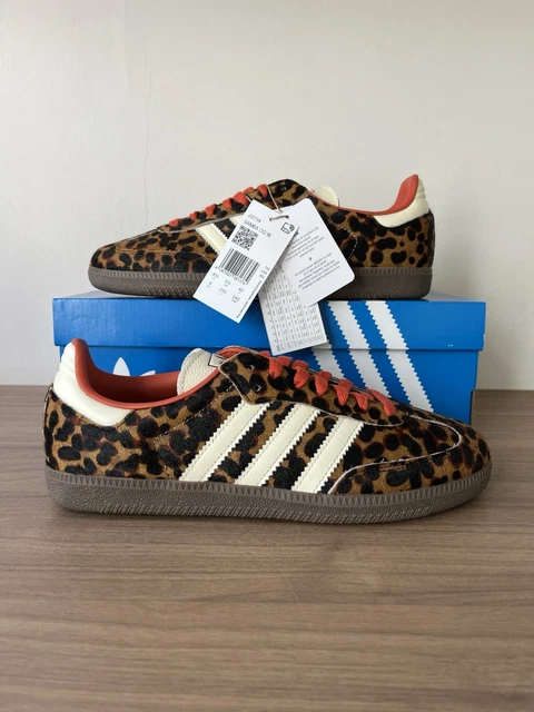 ADIDAS SAMBA OG Preloved Red Leopard 2025 EUR 40 - UK 6.5 - US 8 ...