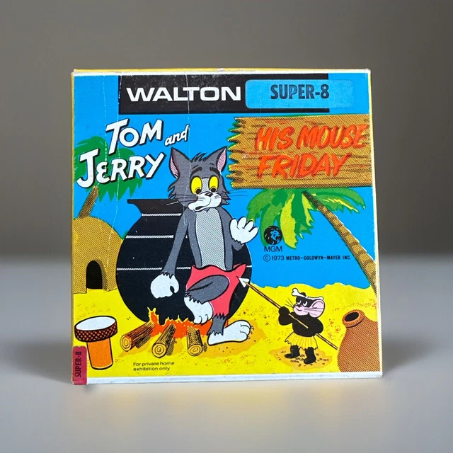 WALTON TOM & JERRY His Mouse friday Super 8 8mm Film Home movie TJ2 ...