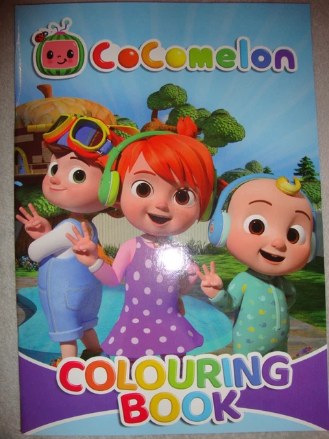 COCOMELON COLOURING BOOK Colour Your CoCoMelon Friends Brand New RRP £3 ...