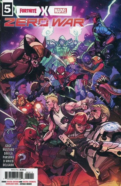 FORTNITE X MARVEL: Zero War #5 Leinil Yu | Polisacco | Wolverine Dr ...