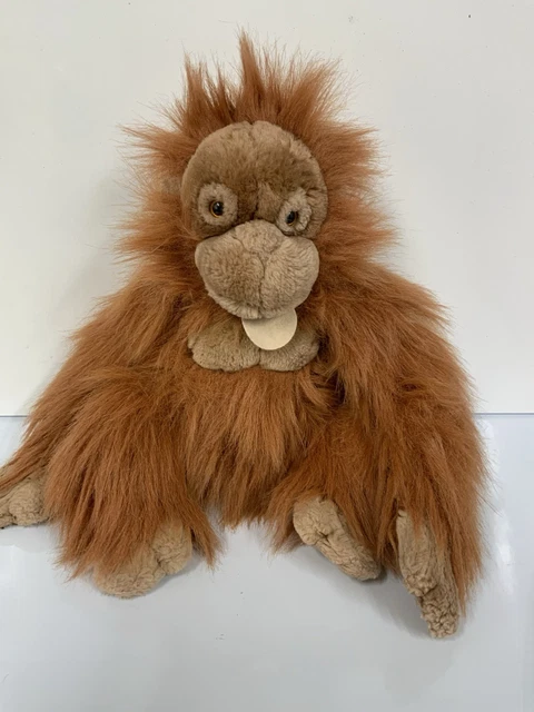 RAVENSDEN FURRY ORANGUTAN Plush Soft Toy Monkey Teddy Ape 15” £8.55 ...