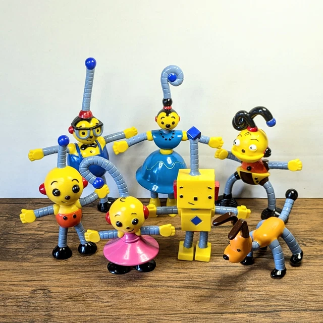 DISNEY'S ROLIE POLIE Olie Playhouse, Complete 7 Bendable Figures Set ...