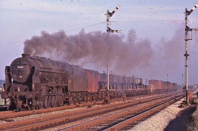 45545 PLANET GETS one on at Standish & smokes out the signalman in fury May-63 £5.99 - PicClick UK