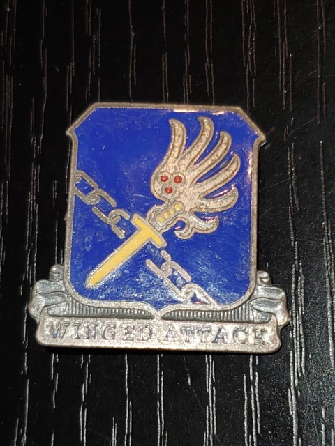 WWII US ARMY 188th Airborne Infantry Regiment PB DI Pin Crest L@@K ...