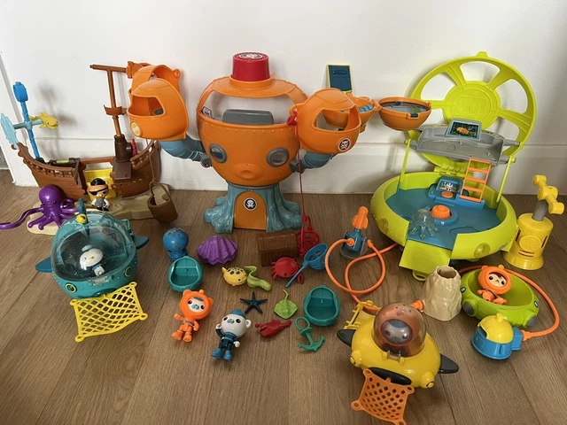 OCTONAUTS CBEEBIES OCTOPOD HQ Octolab Shipwreck GUPS & Figures Huge ...
