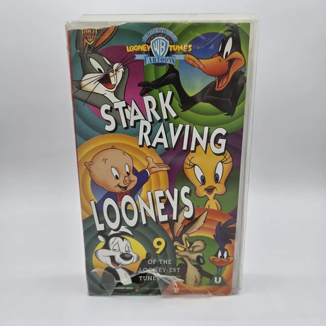 LOONEY TUNES STARK Raving Looneys VHS – Rare 1990s Warner Bros Cartoon ...