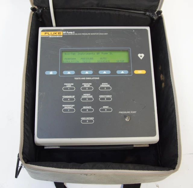FLUKE BP PUMP 2 Non-Invasive Blood Pressure Monitor Analyzer $1,200.00 ...
