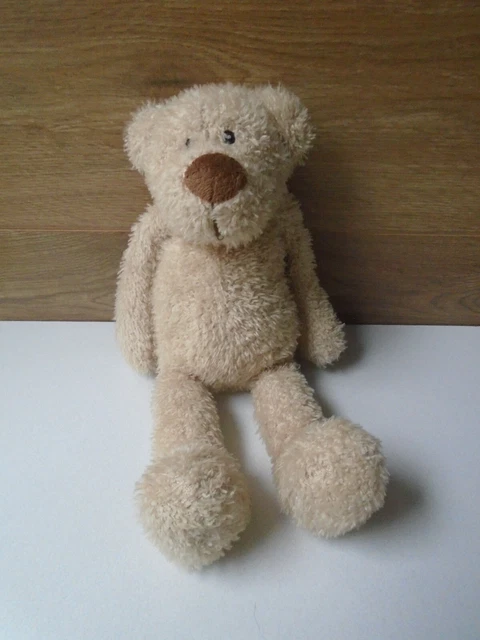 TESCO CUDDLE ME FRIENDS GOLDEN TEDDY BEAR 36cm SOFT TOY VGC £16.31 ...