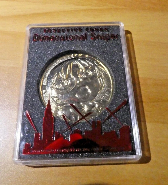 DETECTIVE CONAN MANGA Commemorative Gold Movie Medal Coin Anime Rare ...