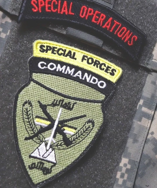 DAESH BASHER JSOC AFGHAN NATIONAL ARMY ANA COMMANDO vêlkrö PATCH + SP ...