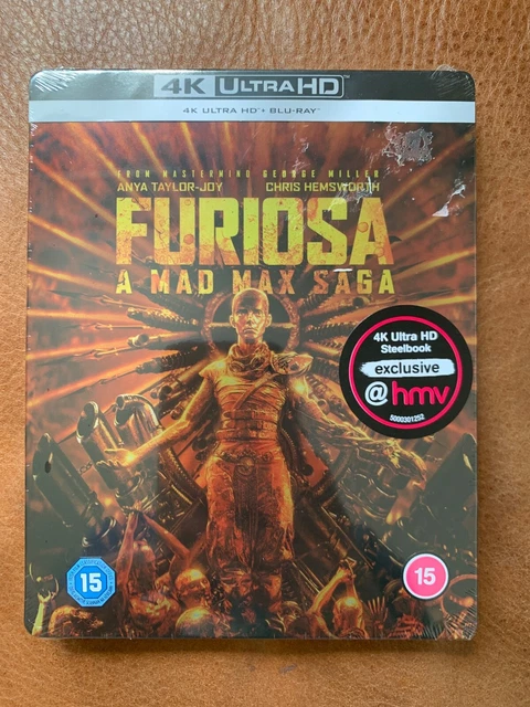 FURIOSA A MAD Max Saga 4k Ultra HD Blu Ray STEELBOOK UHD UK SEALED *READYTOSHIP* EUR 56,03 ...
