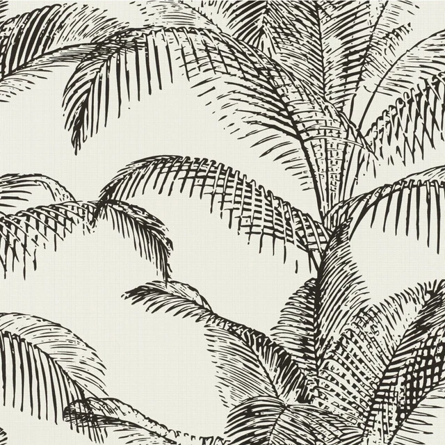 RASCH PANDORE PALMIER Feuilles Feuille Papier Peint Blanc/Noir 406801 ... RASCH PANDORE PALMIER Feuilles Feuille Papier Peint Blanc/Noir 406801 ...