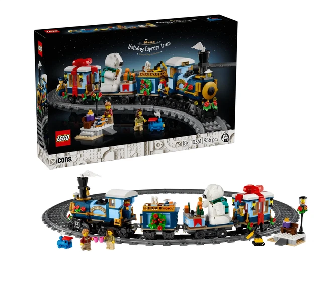 LEGO ICONS : Holiday Express Train - Set 10361 Ages 18+ 956 pieces £134 ...