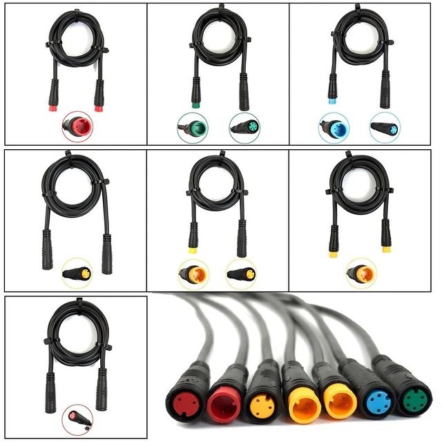 FOR BAFANG EBIKE Display Julet Connector 2/3/4/5 Pin Extension Cable ...