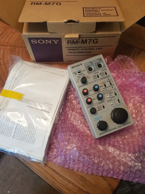 SONY RM-M7G REMOTE Control Unit for DXC-M7 Series Camera Broadcasting ...