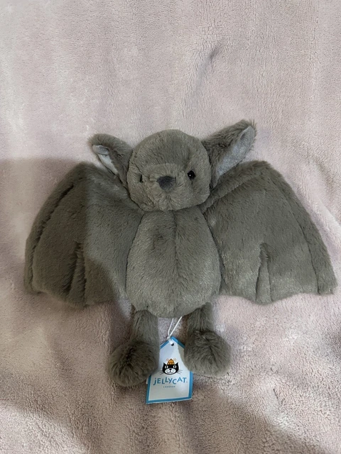 JELLYCAT SMALL BASHFUL Bat Soft Toy Plush JELLY5014SH £40.00 - PicClick UK