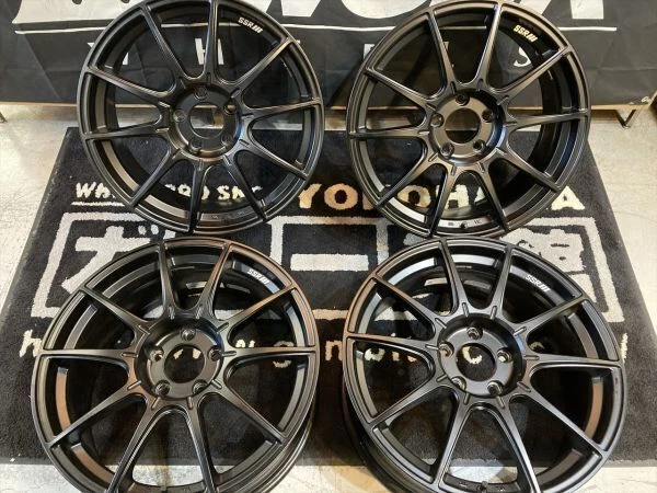 JDM WHEELS RIMS SSR GTX01 GR Yaris 18inch 8J offset +45 PCD114.3 5holes ...