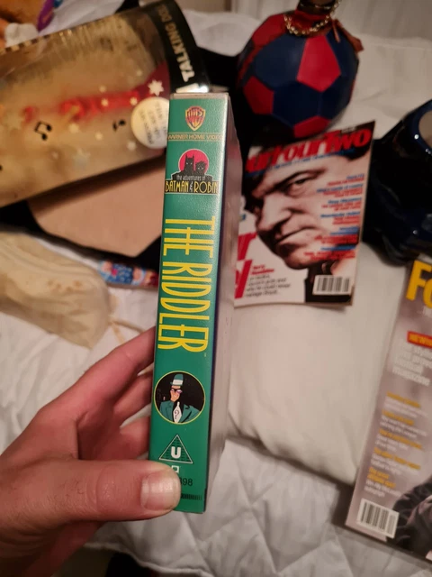 DC THE ADVENTURES of Batman and Robin VHS The Riddler £9.99 - PicClick UK