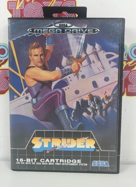 STRIDER 1990 MEGA DRIVE SEGA 16 BIT CARTRIDGE NEW Open DEADSTOCK PAL ...