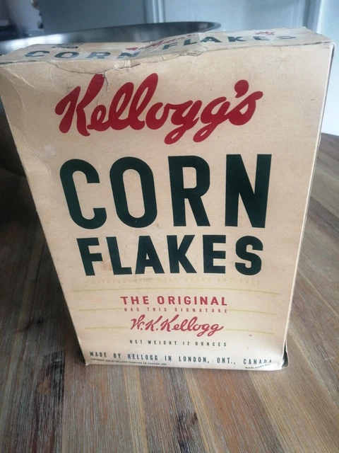 VINTAGE KELLOGGS CORN Flakes Cereal Original Box 1939 Very Rare £22.00 ...