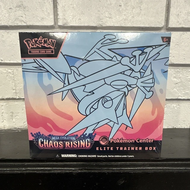 POKÉMON TCG MEGA Evo Chaos Rising POKEMON CENTER ETB. NEW/FACTORY ...