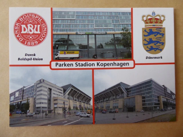 STADIONPOSTKARTE, PARKEN STADION, Kopenhagen, FC Kopenhagen, Dänemark ...