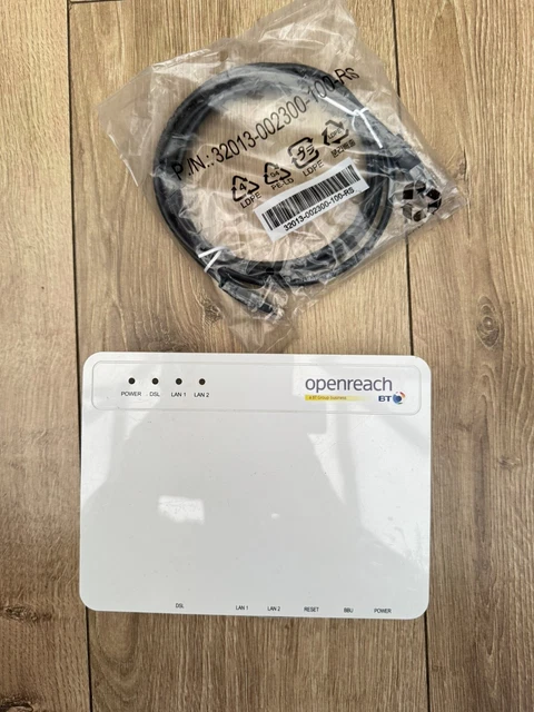 BT OPENREACH FIBRE Modem ECI Telecom Ltd NGA ECI-CPE-MODEMS TYPE 1B ...