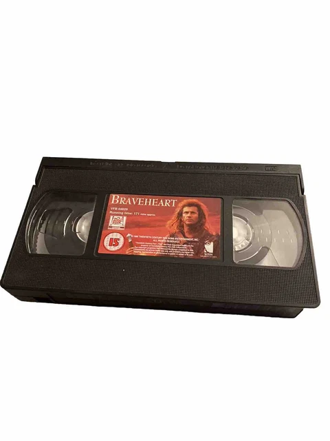 BRAVEHEART - MEL Gibson Iconic 90's Film VHS Video Tape Outer Case ...