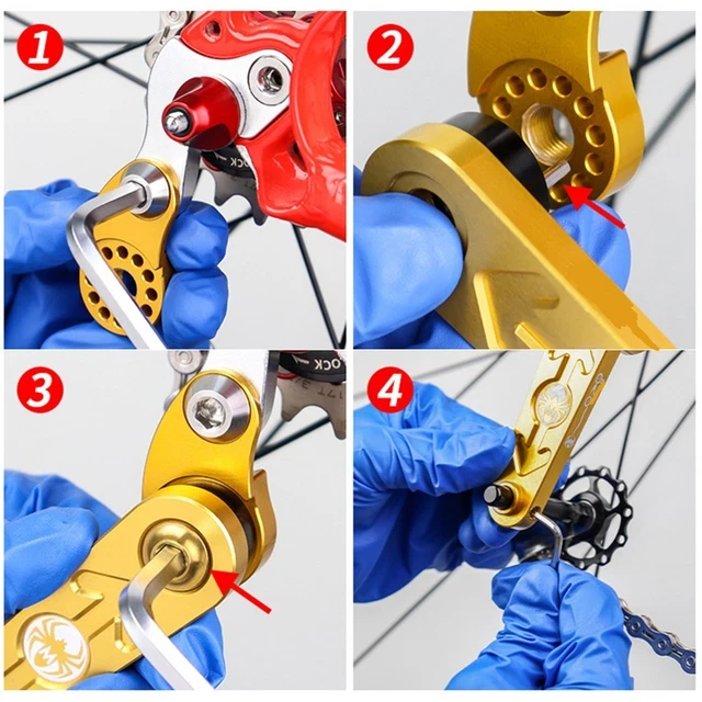 SINGLE SPEED CHAIN Tensioner for Bicycles with Effective Chain Control ...