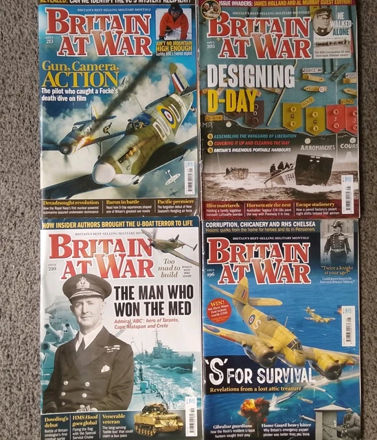 BRITAIN AT WAR Magazine Bundle joblot WW2 Navy Aircraft planes. (F) £11 ...