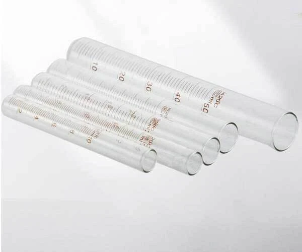 ROUND-BOTTOMED GLASS TUBES Chemistry Laboratory Scale Sample Container ...