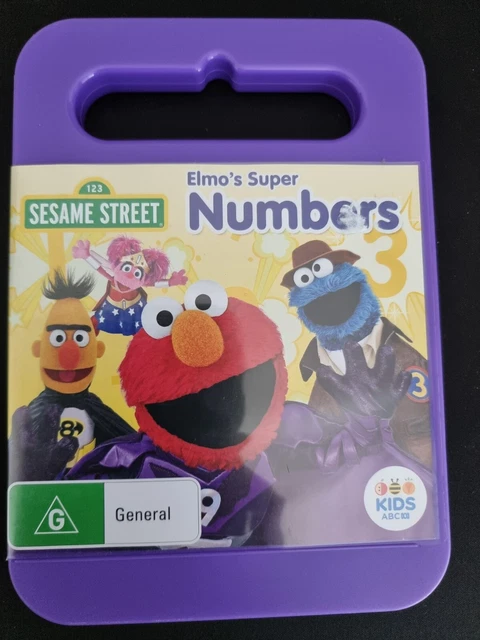 SESAME STREET ELMO'S Super Numbers DVD Region 4 PAL | Educational Kids ...