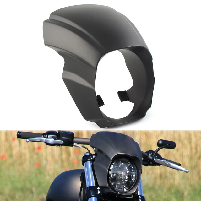 FRONT MASK HEADLIGHT Fairing Cowl Cover For Harley Softail Breakout ...