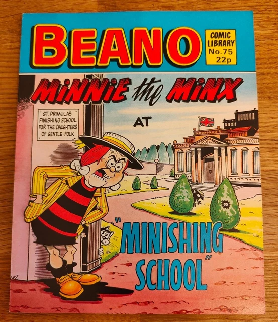 COMIC - CLASSIC Beano Comic Library No #75 Minnie The Minx At Minishing ...
