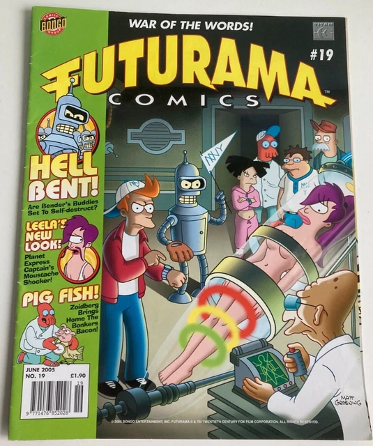 FUTURAMA COMIC ISSUE #19, Bongo Comics, June 2005, Pre-Owned £10.00 ...