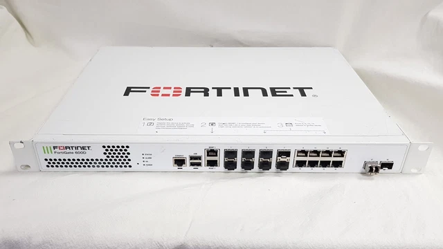 FORTINET FORTIGATE 600D Next-Generation Firewall with Rackmount Ears ...