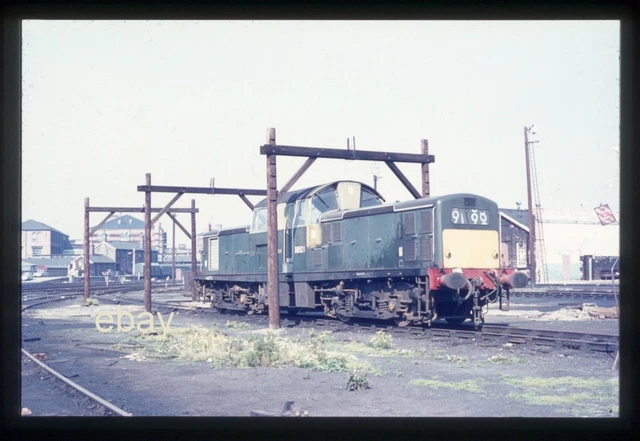ORIGINAL 35MM SLIDE -Class 17 - D8521 at Derby works as departmental ...