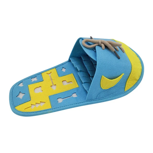 SNIFF CUSHION SNUFFLE Mat for Dog Relieve Stress Toy Slipper Shaped $20 ...