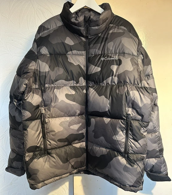 COLUMBIA PIKE LAKE Jacket - Grey Camo, Mens Size L. RRP £200 £182.68 ...