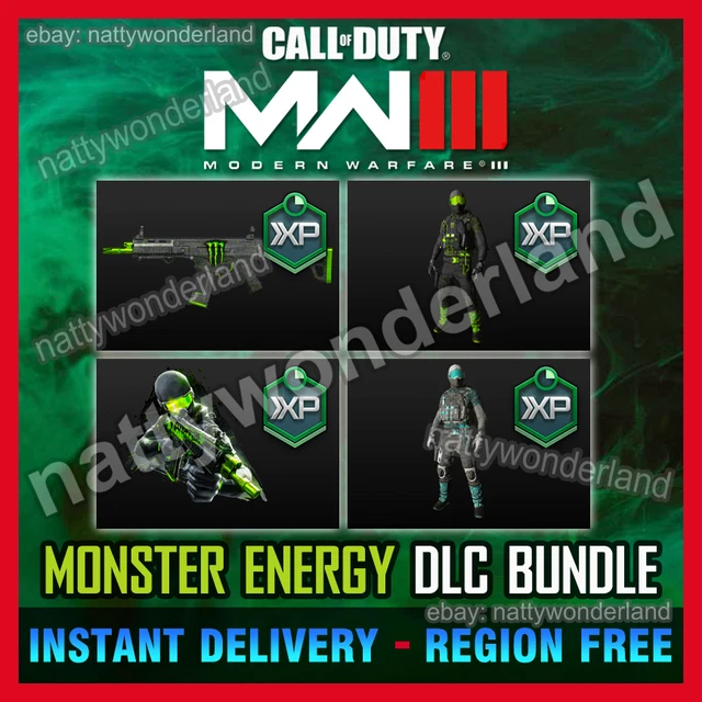 CALL OF DUTY Modern Warfare 3 Monster Energy ensemble complet de 8 ...