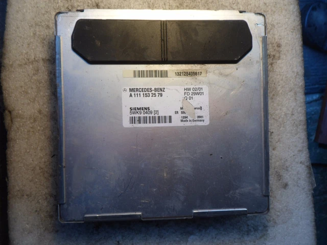 MERCEDES SLK W203 ECU A1111532579 5WK90409 A 111 153 25 79 5WK9 0409 £ ...