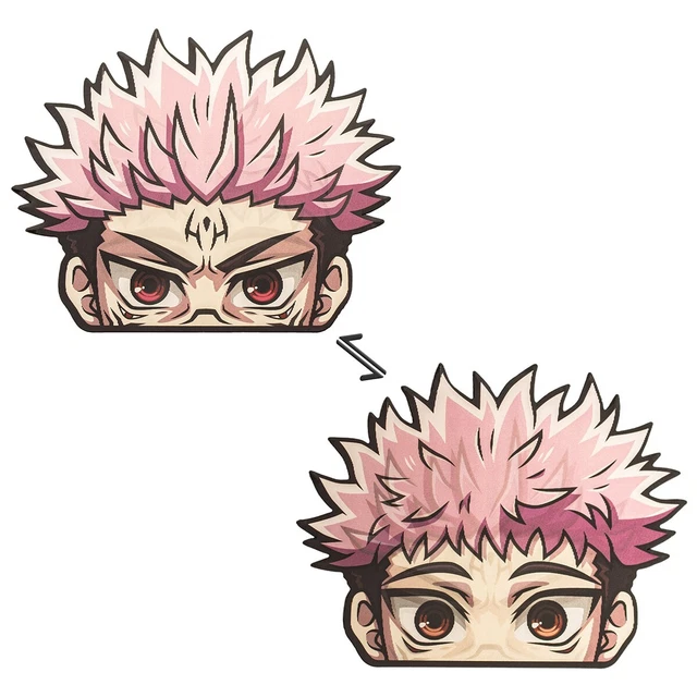 AUTOCOLLANT DÉCALCOMANIE DÉCOR Jujutsu Kaisen anime Yuji Itadori Sukuna ...