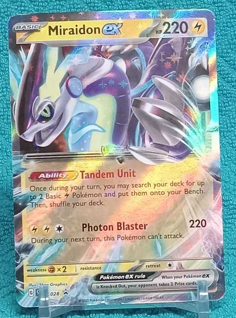 MIRAIDON EX SVP028 Black Star Promo Scarlet & Violet TCG Pokemon £2.74 ...