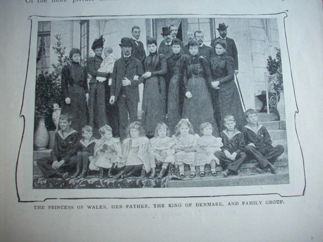 1900 RARE PHOTO of TSAR NICHOLAS in Denmark #2 ~ photo articles in EUR ...