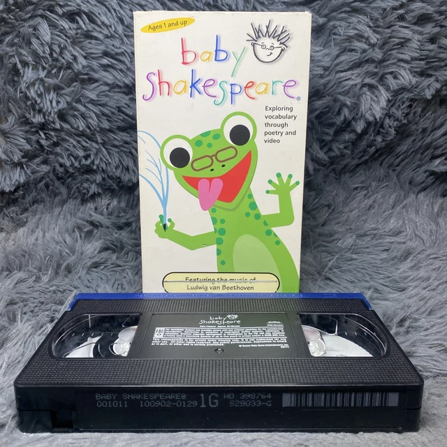 BABY EINSTEIN BABY Shakespeare World of Poetry VHS Tape 2001 Vocabulary ...