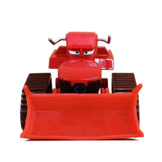DISNEY PIXAR CARS Red Toon El Materdor Chuy Bull Bulldozer 1:55 Diecast ...