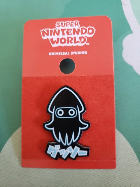 NEW UNIVERSAL STUDIOS Pin Super Nintendo World Blooper Squid Hollywood ...